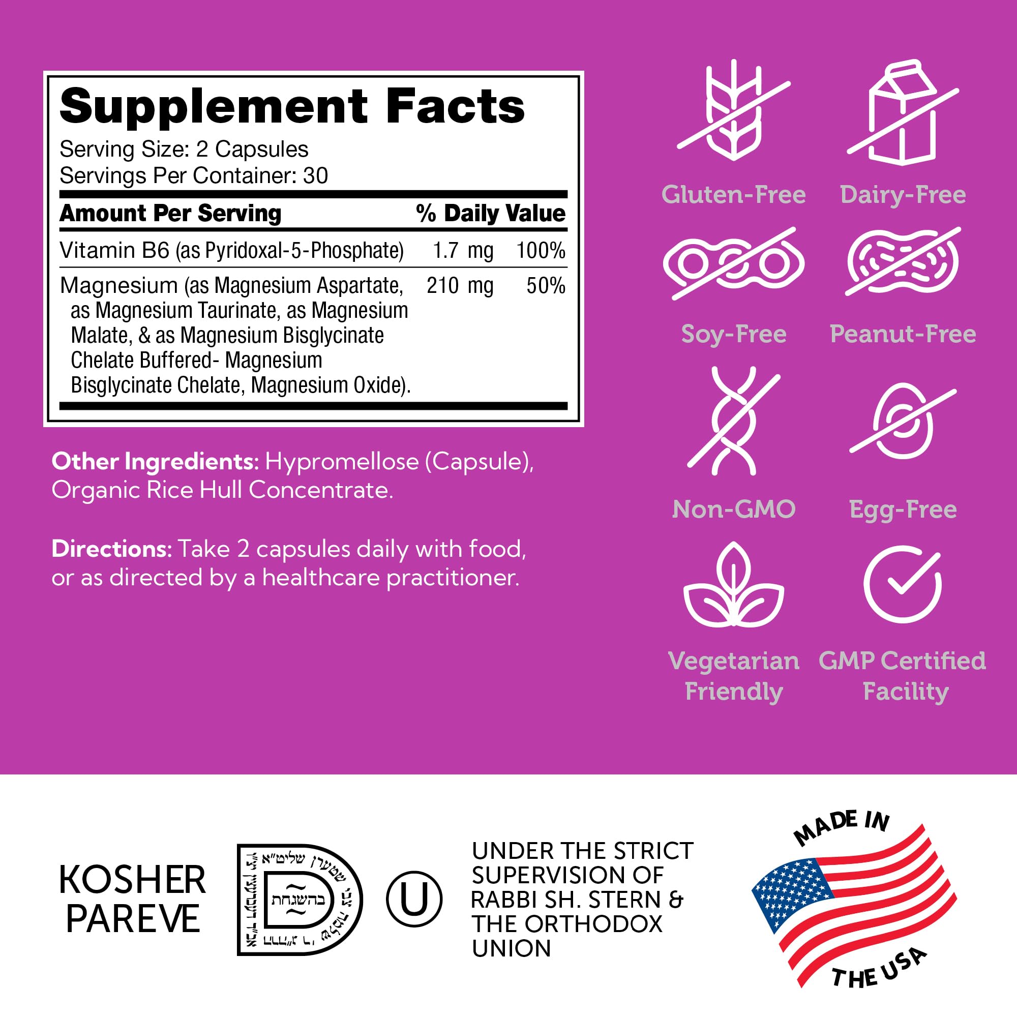 Zahler magnesium for stress relief