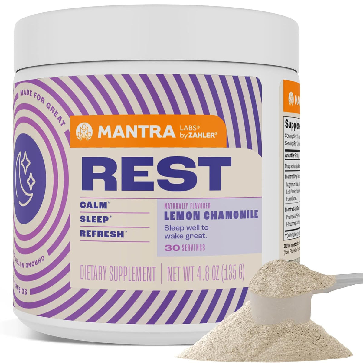 Zahler Mantra Rest calming sleep aid