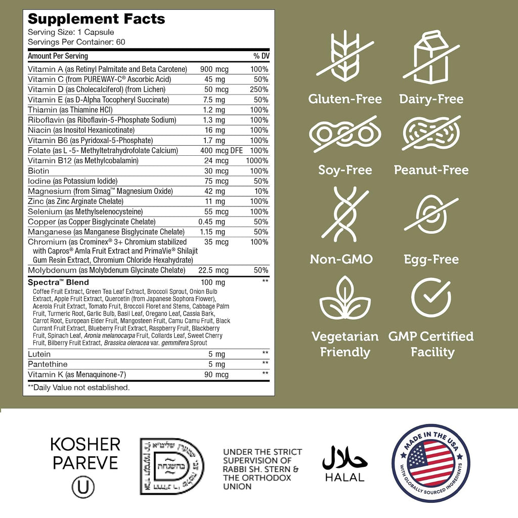 Zahler multivitamin 50+ benefits