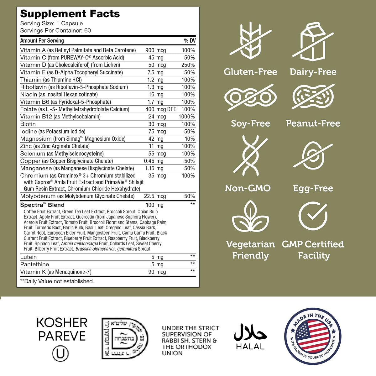 Zahler multivitamin 50+ benefits