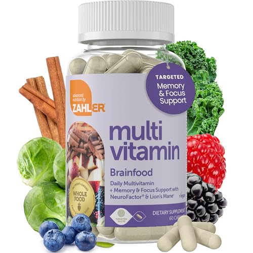 Zahler multivitamin brain supplement capsules