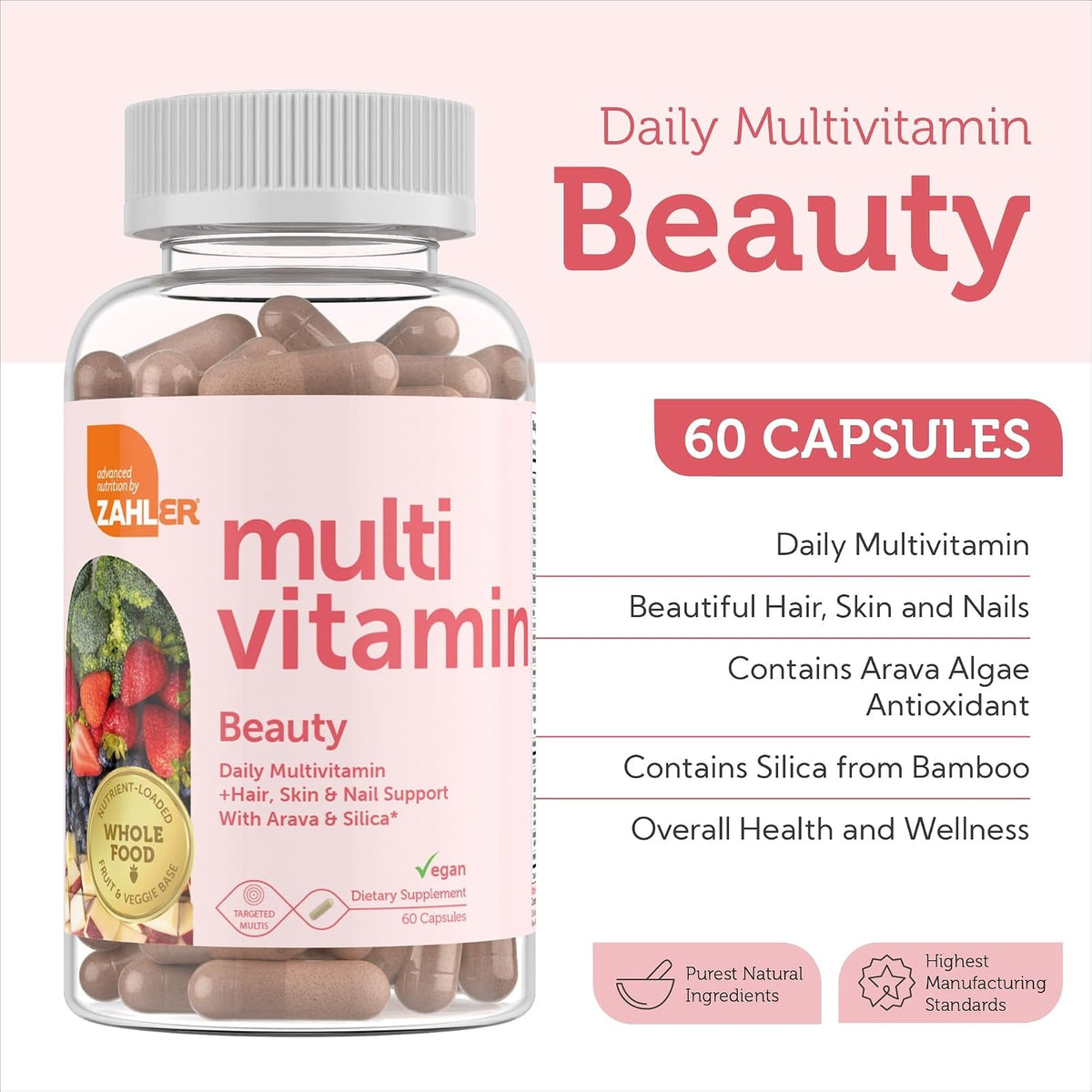 Zahler multivitamin for men’s health