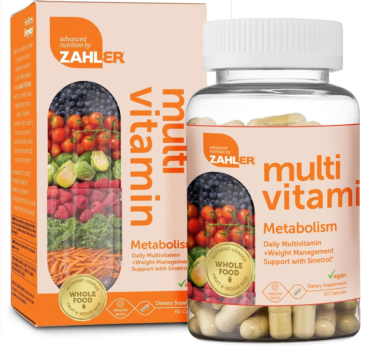 Zahler multivitamin with iron capsules