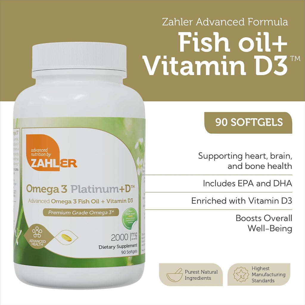 Zahler omega 3 with vitamin D