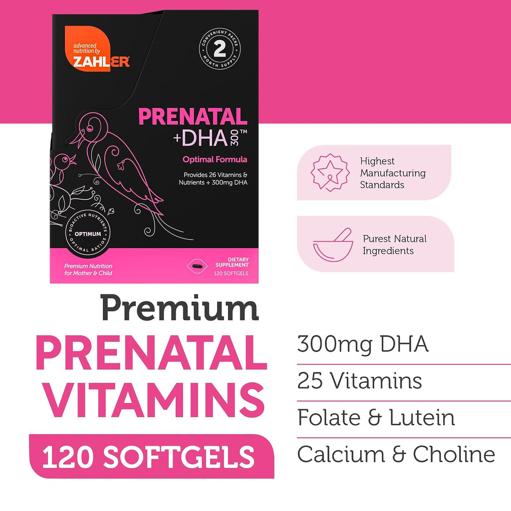 Zahler prenatal + DHA benefits