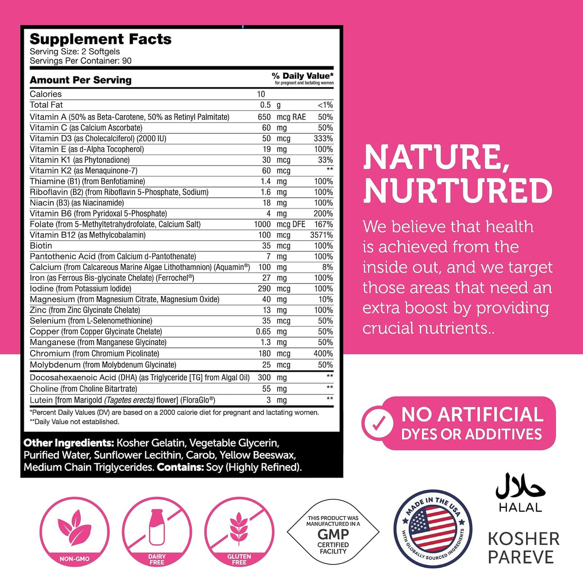 Zahler prenatal DHA for fetal health