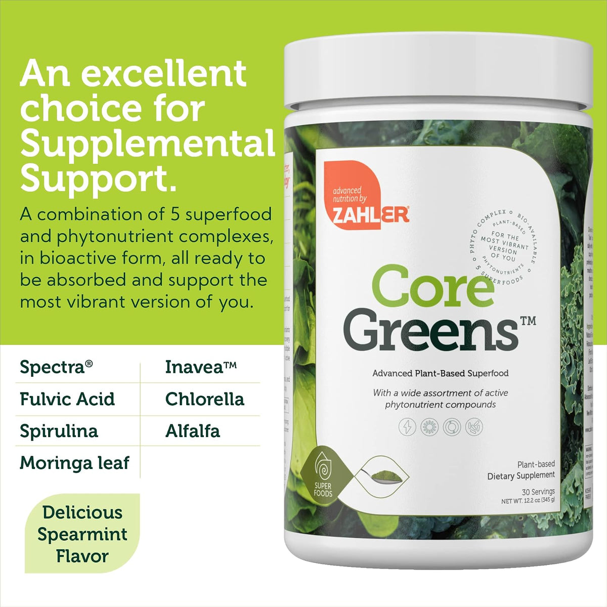 Zahler superfood powder for detox