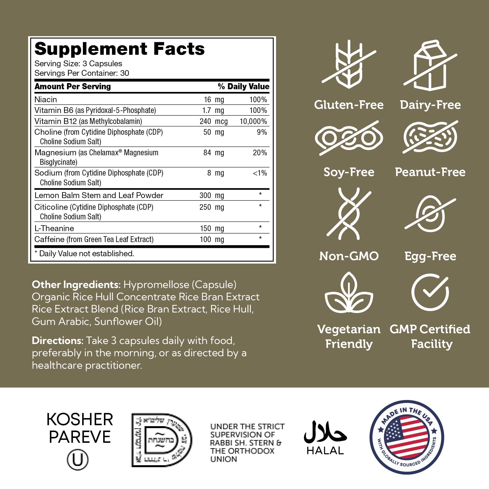 Zahler TeenFocus capsules for academic success