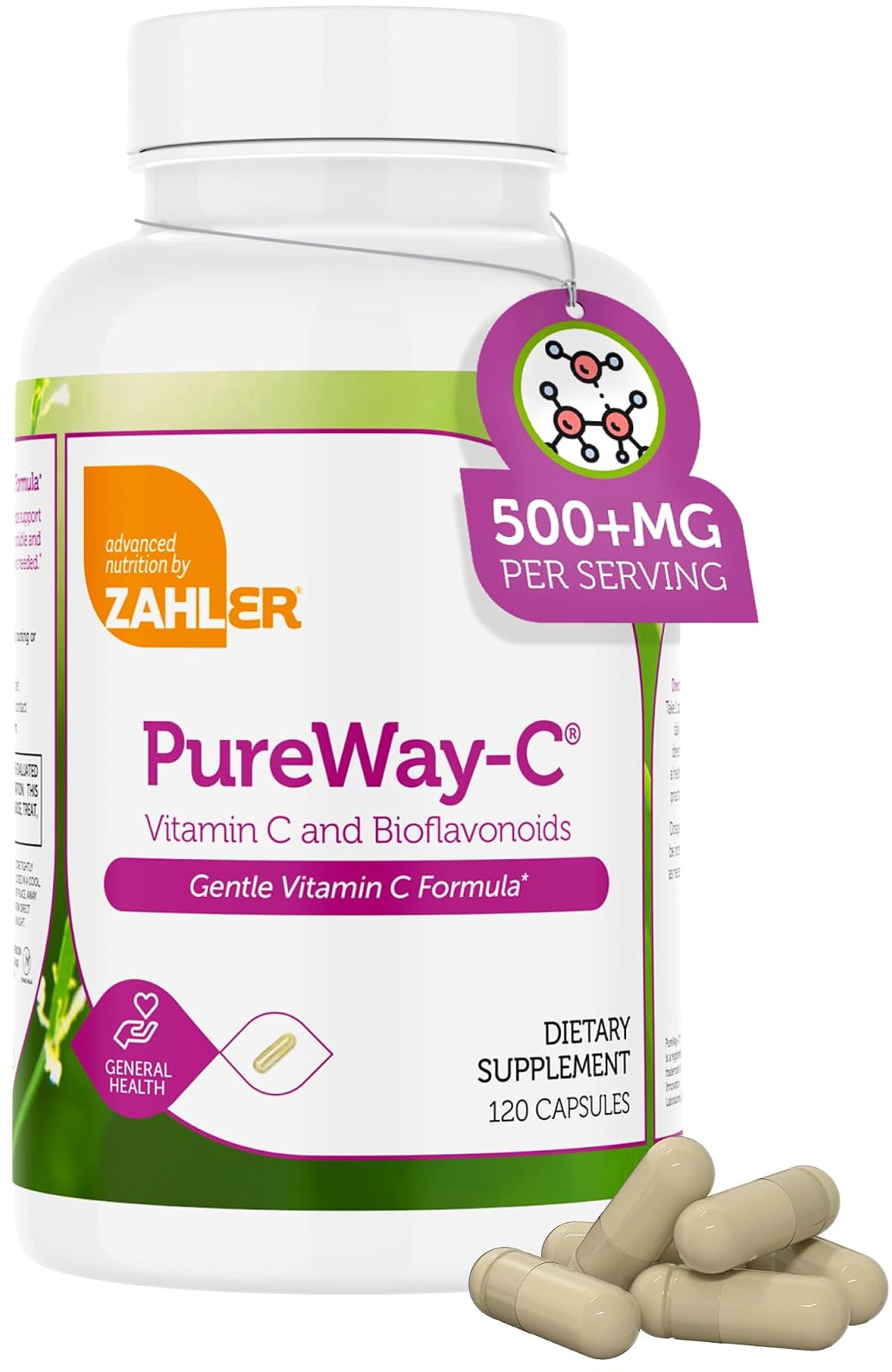 Zahler Vitamin C immune support capsules