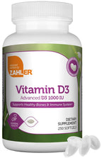 Zahler Vitamin D3 1000 IU softgels