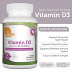 Zahler vitamin D3 120 count