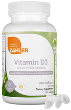 Zahler Vitamin D3 2000 IU softgels