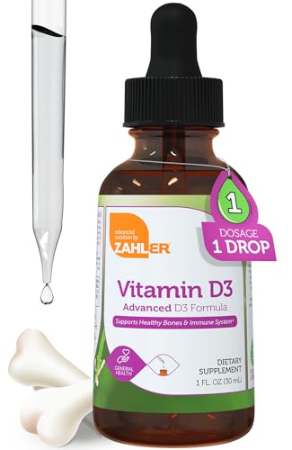 Zahler vitamin D3 5000 IU drops