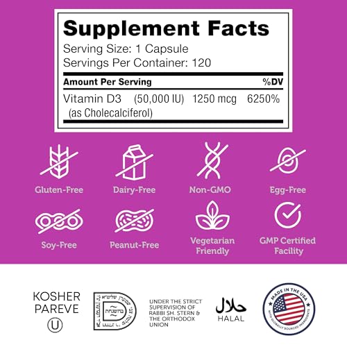 Zahler vitamin D3 for energy