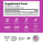 Zahler vitamin D3 for immune support