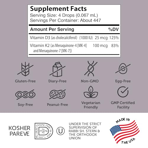 Zahler vitamin D3 K2 immune support