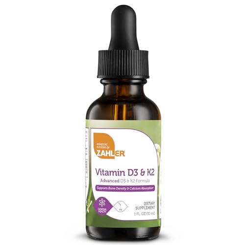 Zahler vitamin D3 K2 liquid supplement