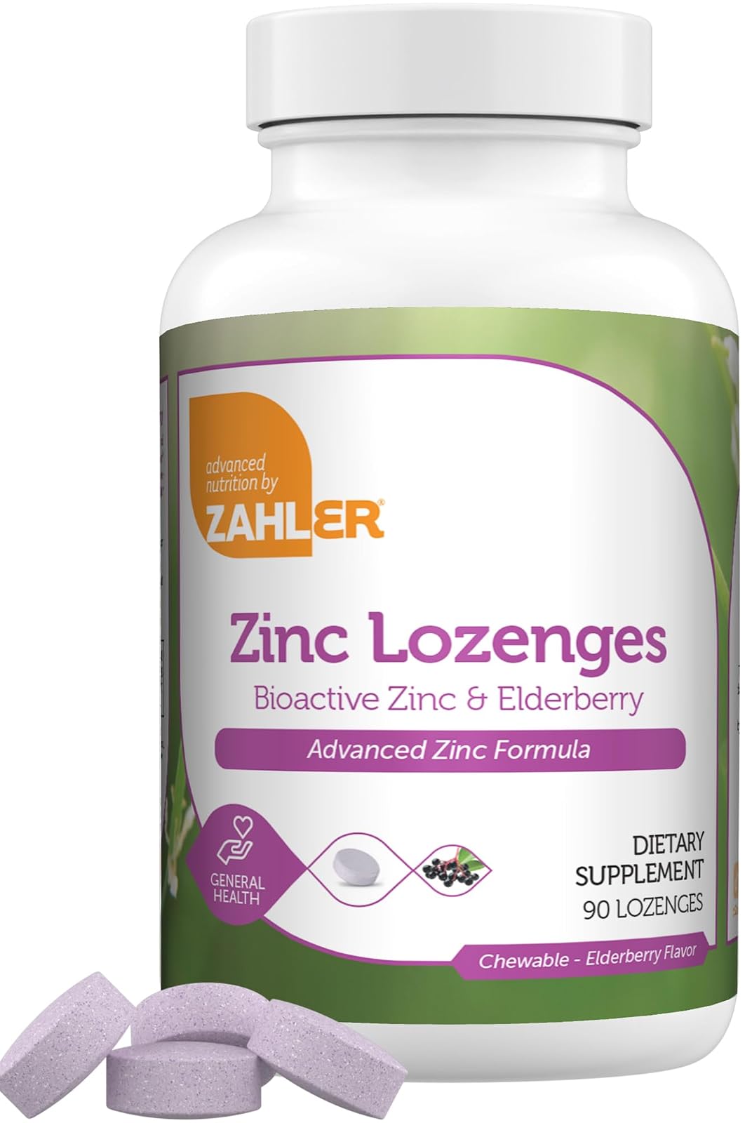 Zahler zinc lozenges for immune support