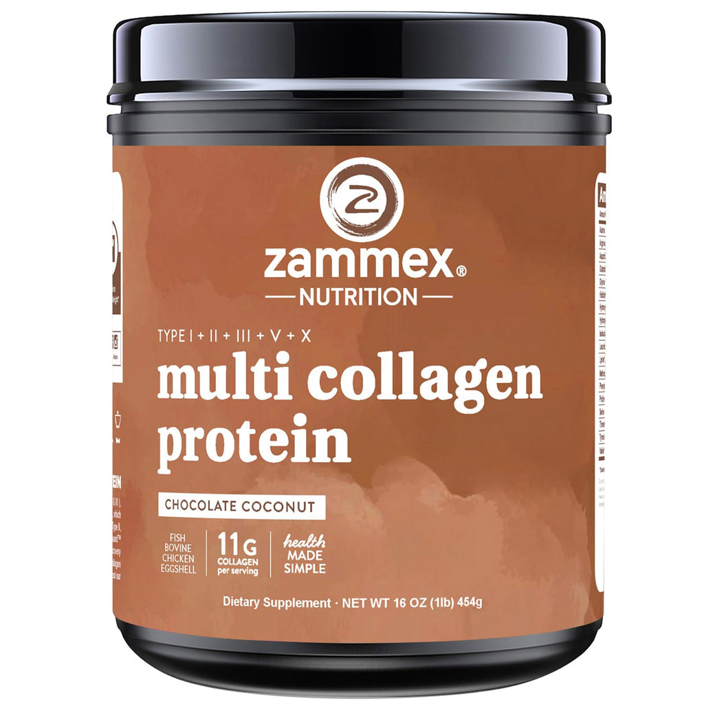Zammex collagen peptides protein powder