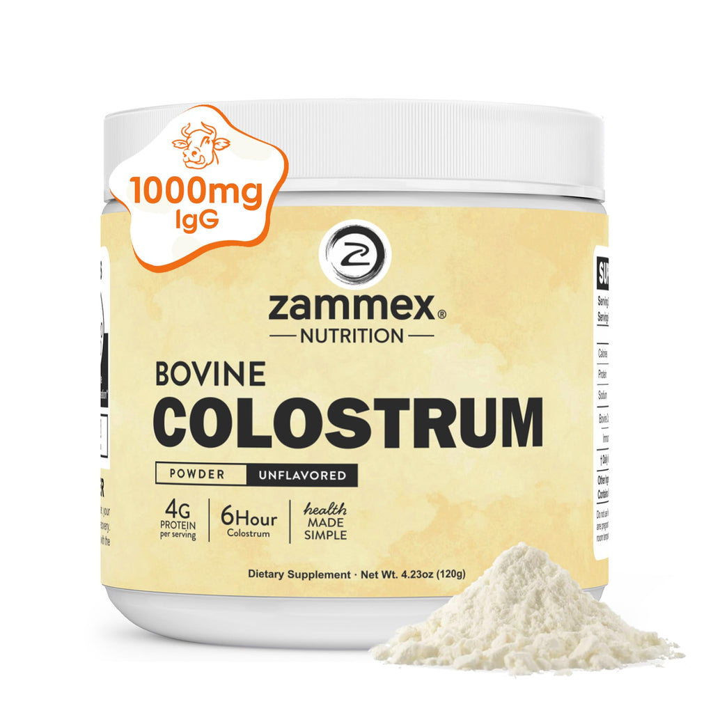 Zammex colostrum powder for immune support