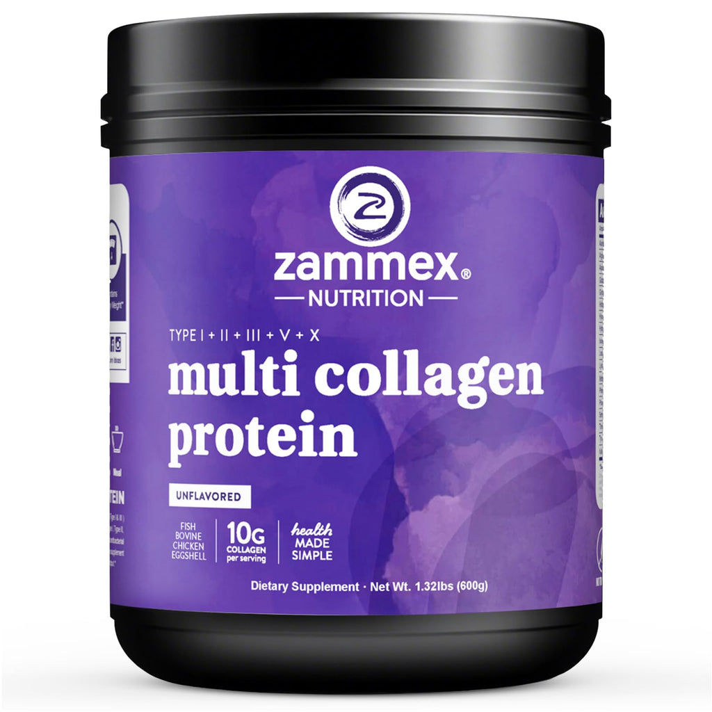 Zammex multi collagen peptides powder