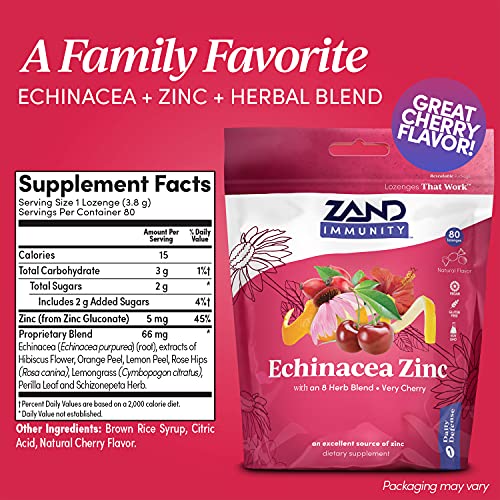 ZAND Cherry lozenges for sore throat