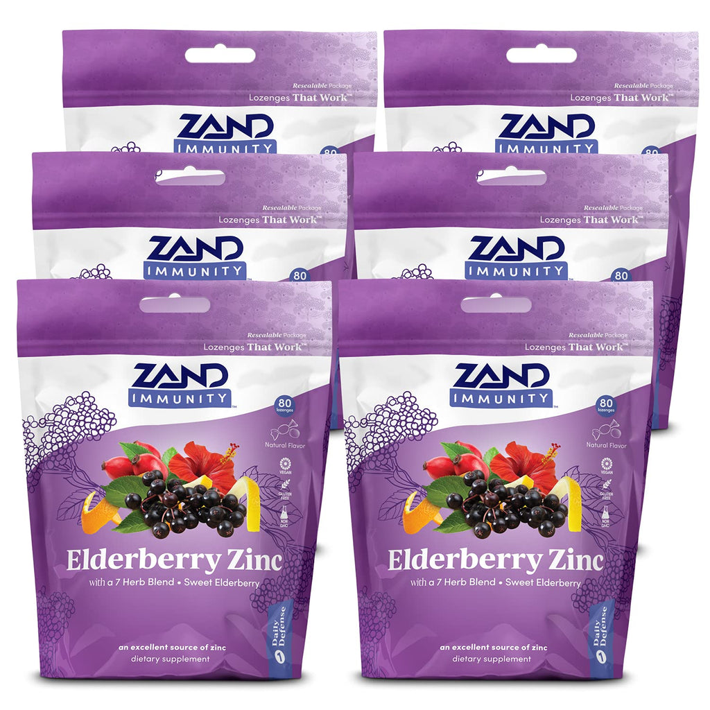 ZAND Elderberry lozenges for throat relief