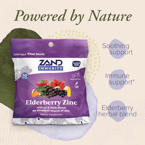 ZAND elderberry lozenges with zinc