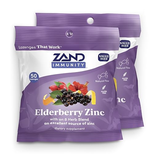 ZAND Elderberry Zinc throat lozenges