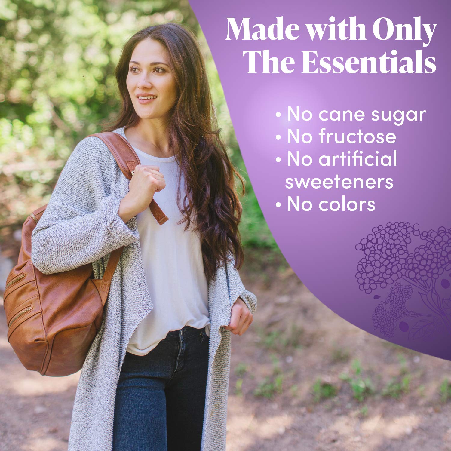 ZAND HerbaLozenge elderberry for soothing comfort