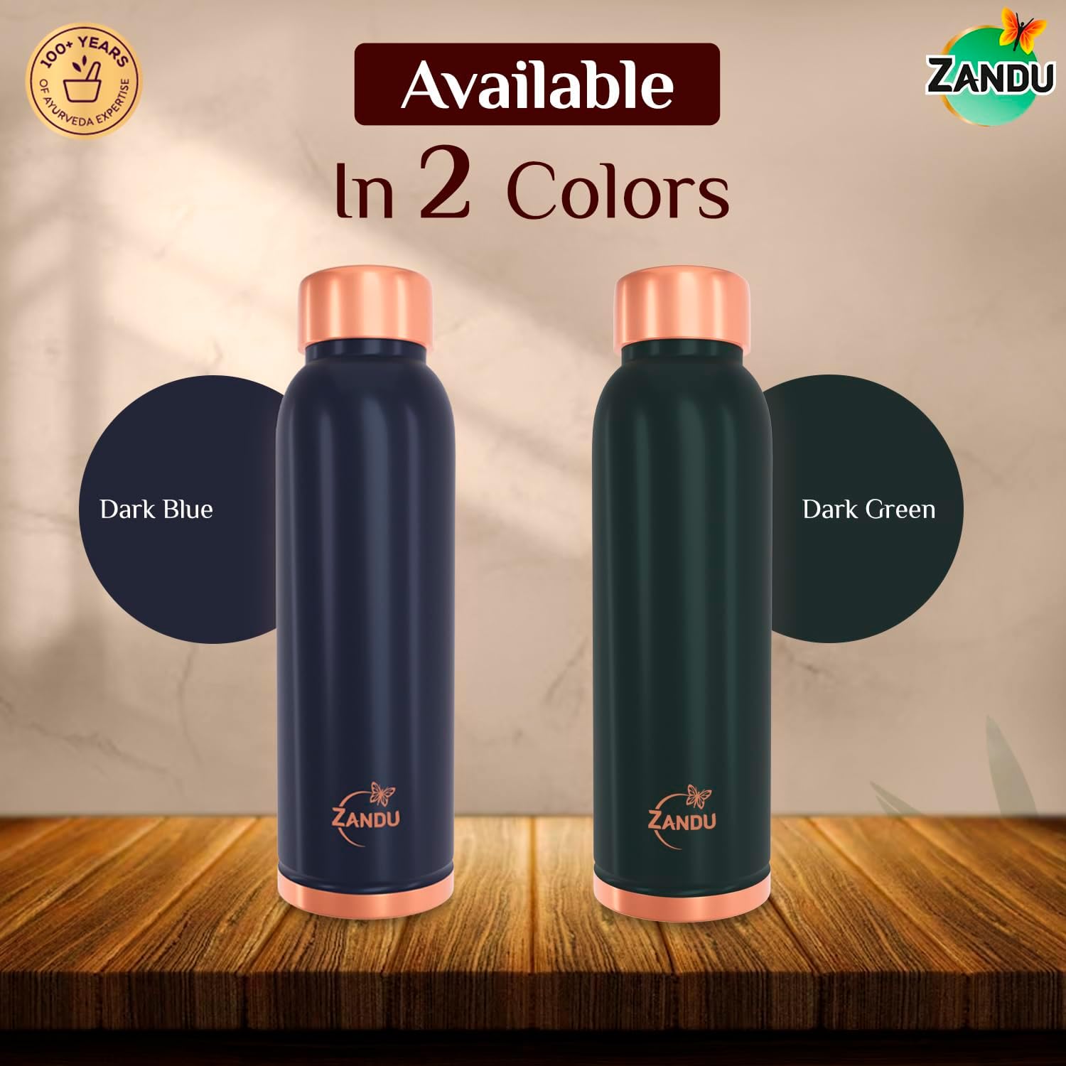 Zandu copper bottle for detox