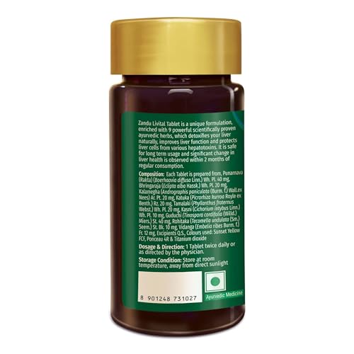 Zandu Livital liver detox tablets