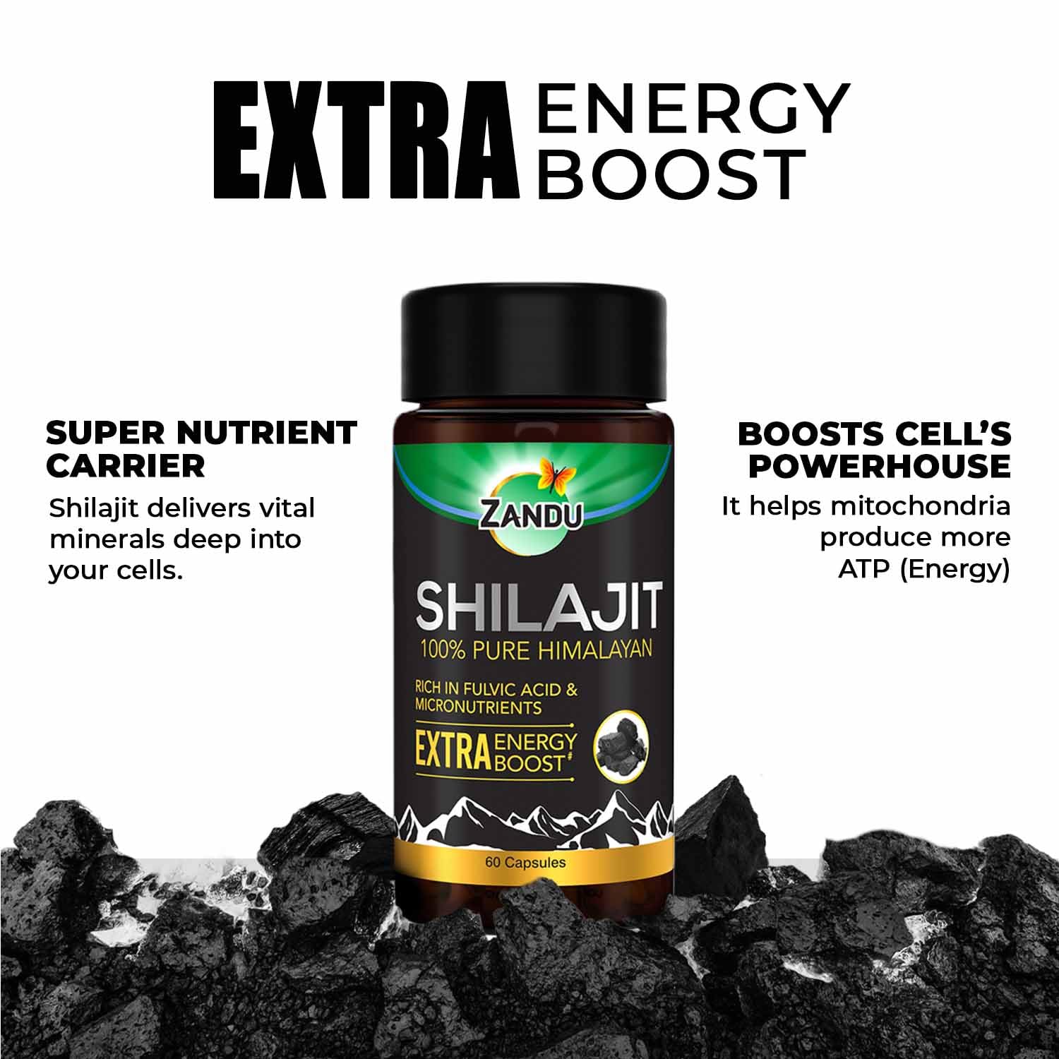 Zandu shilajit for men's health
