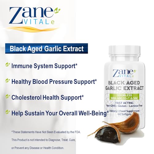 Zane garlic capsules for digestive health