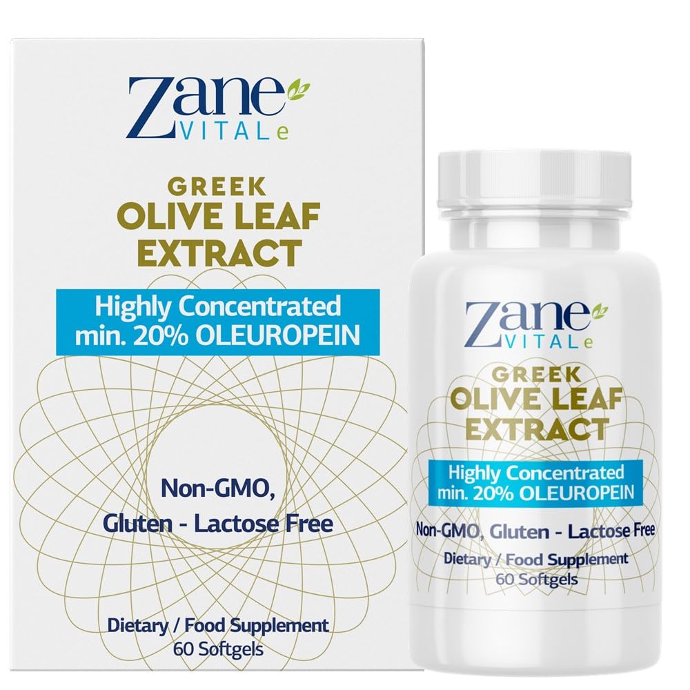 Zane Greek olive leaf extract capsules