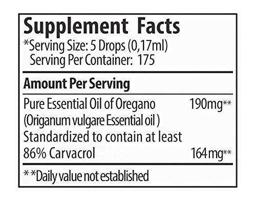 Zane Hellas herbal oregano oil