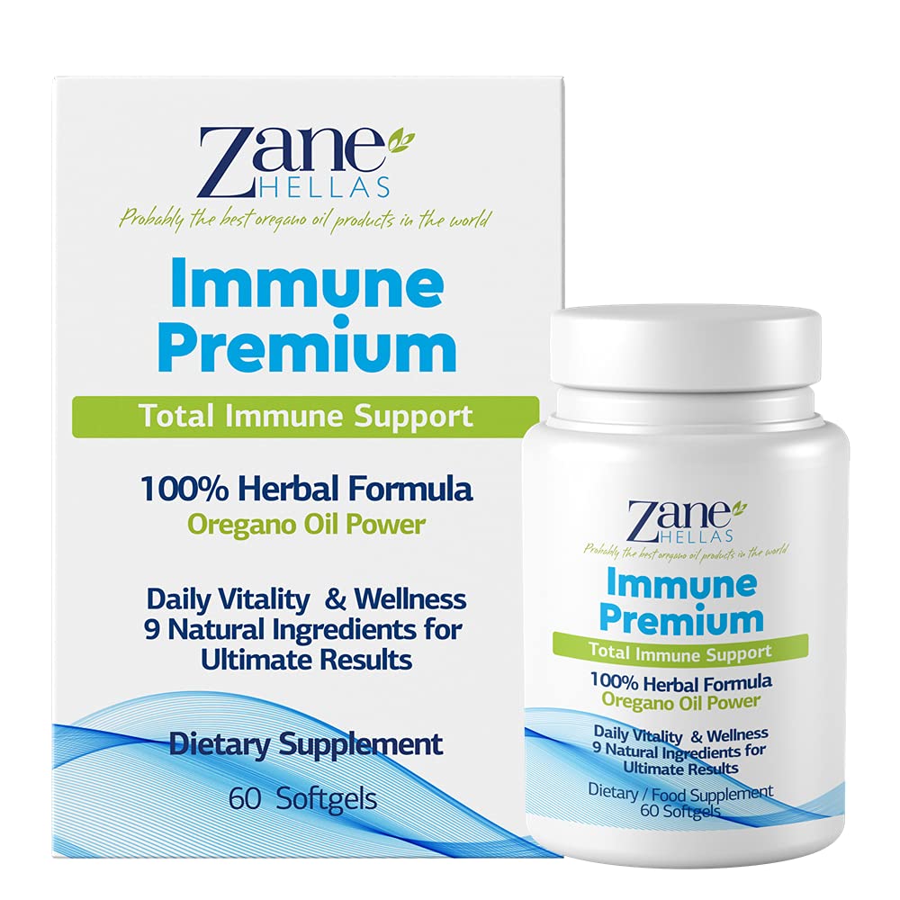 Zane Hellas Immune softgels for wellness