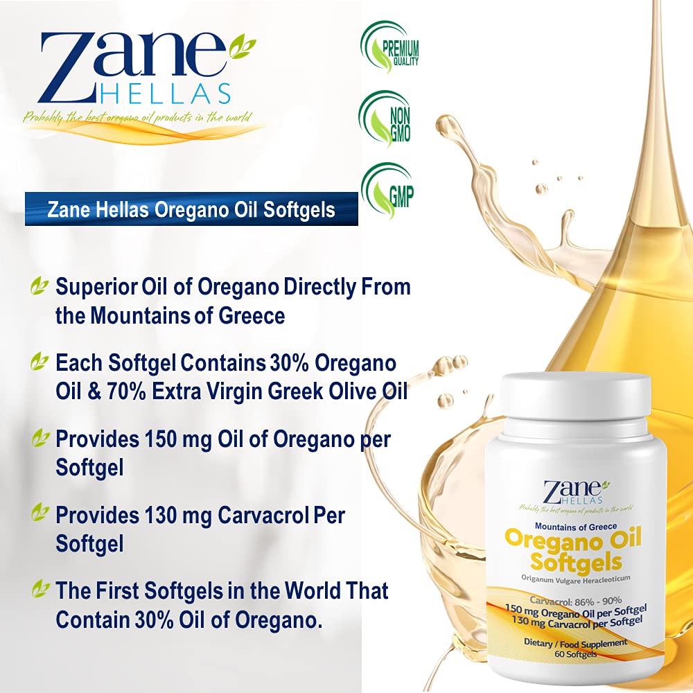 Zane Hellas oregano oil 150 mg