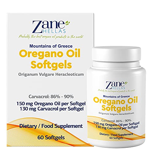 Zane Hellas oregano oil softgels
