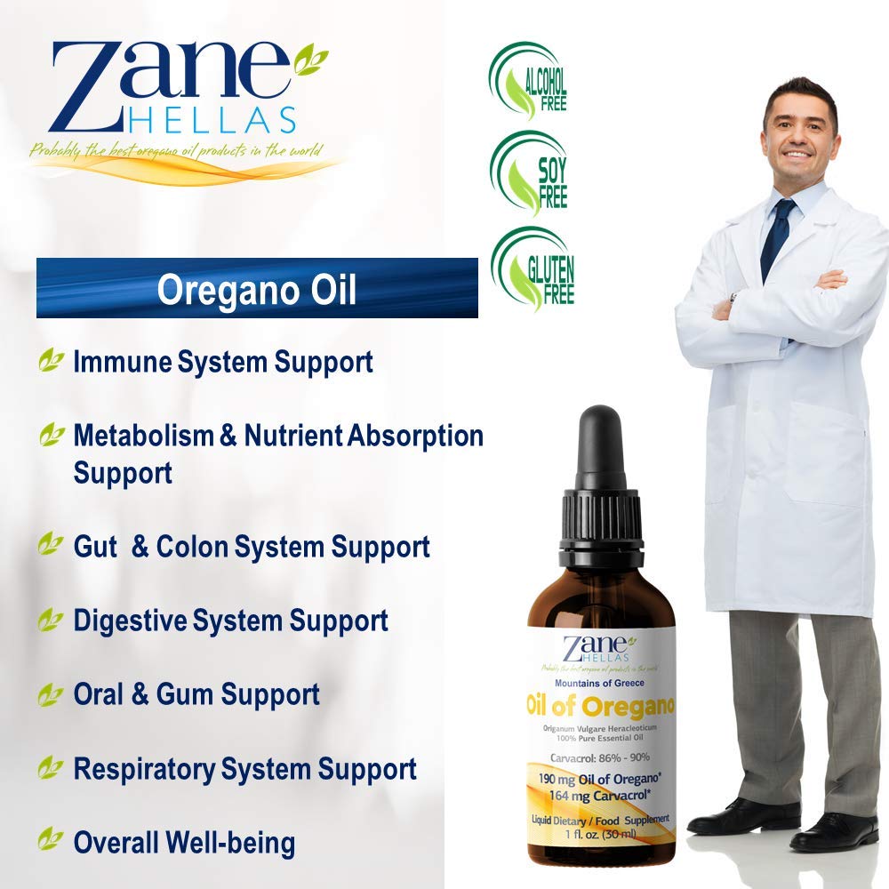 Zane Hellas oregano oil uses