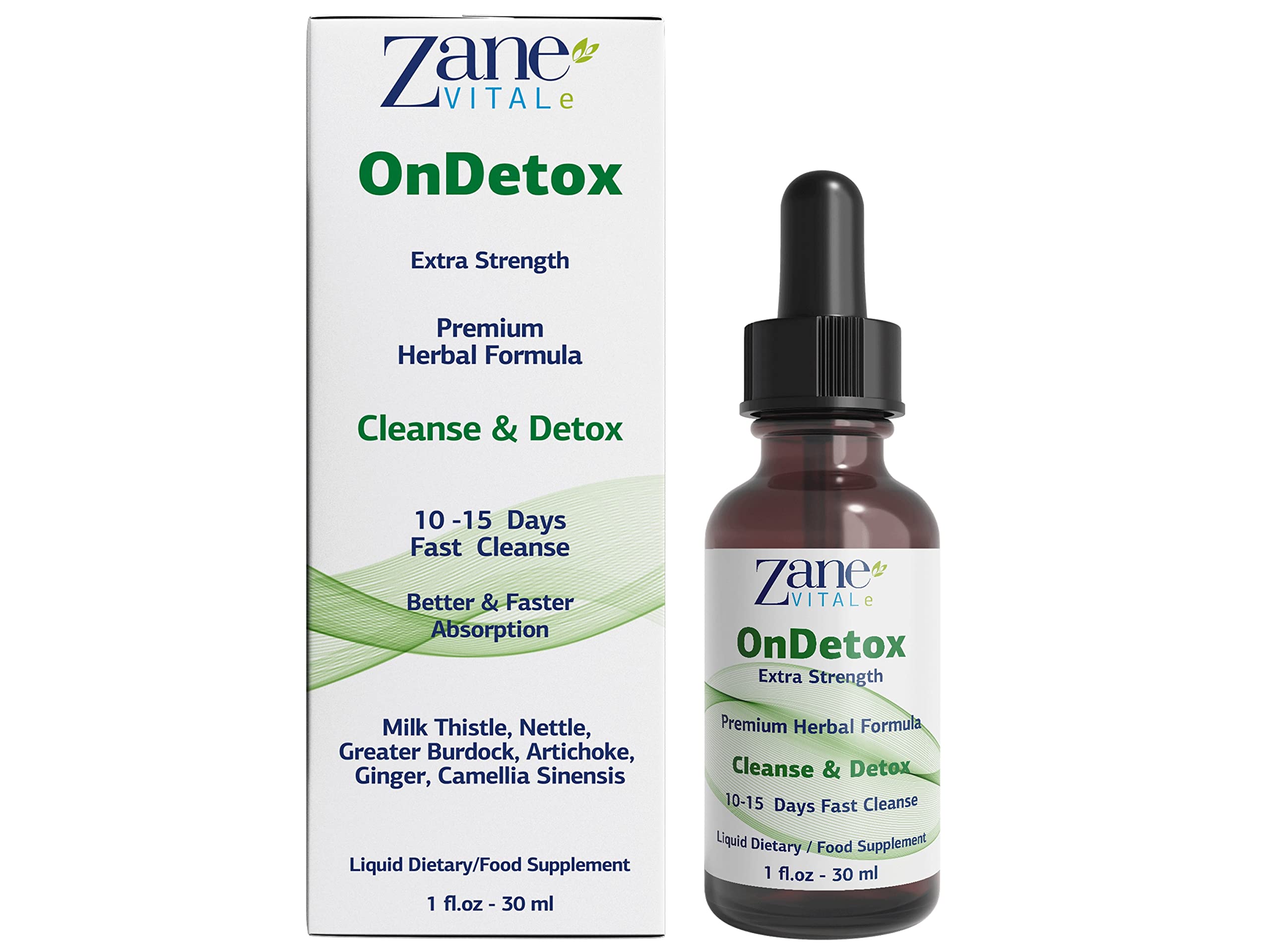 Zane OnDetox milk thistle cleanse