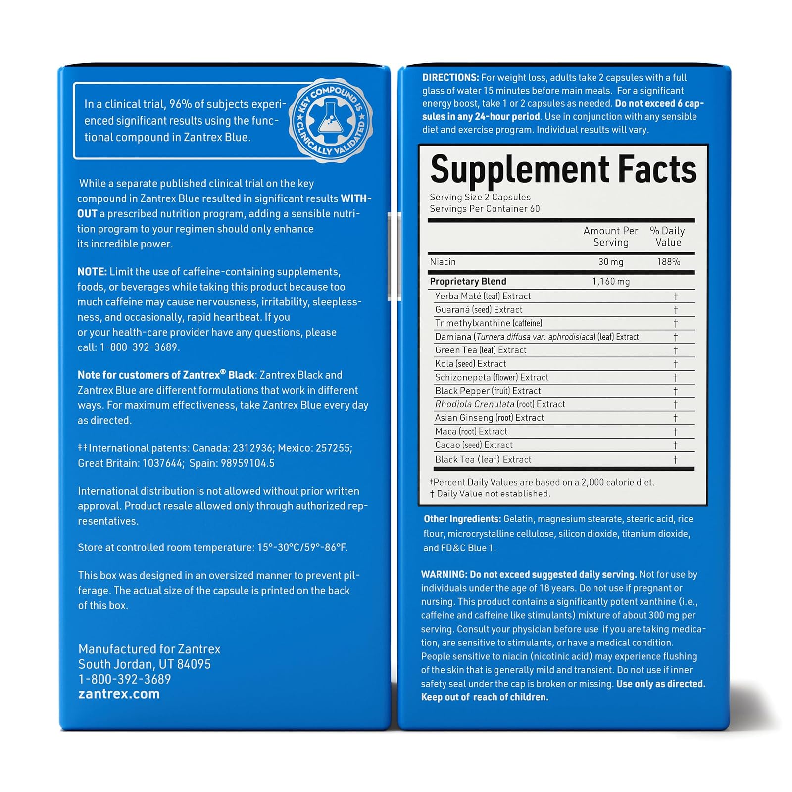 Zantrex Blue for weight management