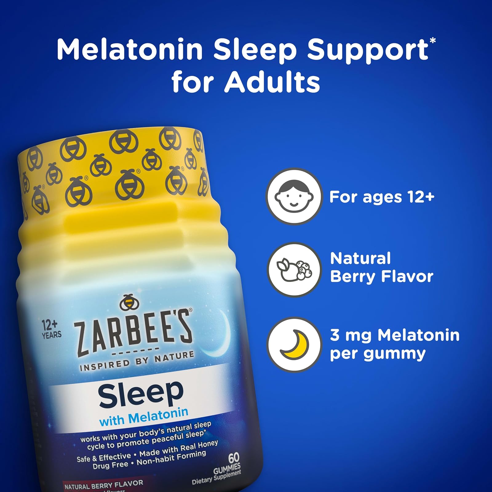 Zarbee's 60 count sleep gummies