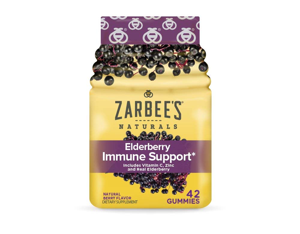 Zarbee's elderberry gummies for immunity