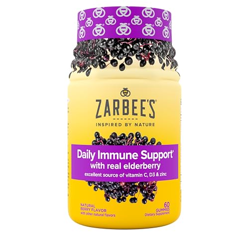 Zarbee's kids elderberry gummies for immunity
