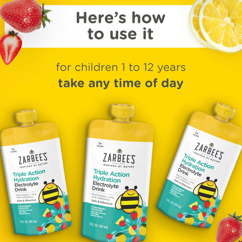 Zarbee's kids hydration drink benefits