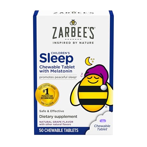 Zarbee's Kids melatonin chewable tablets