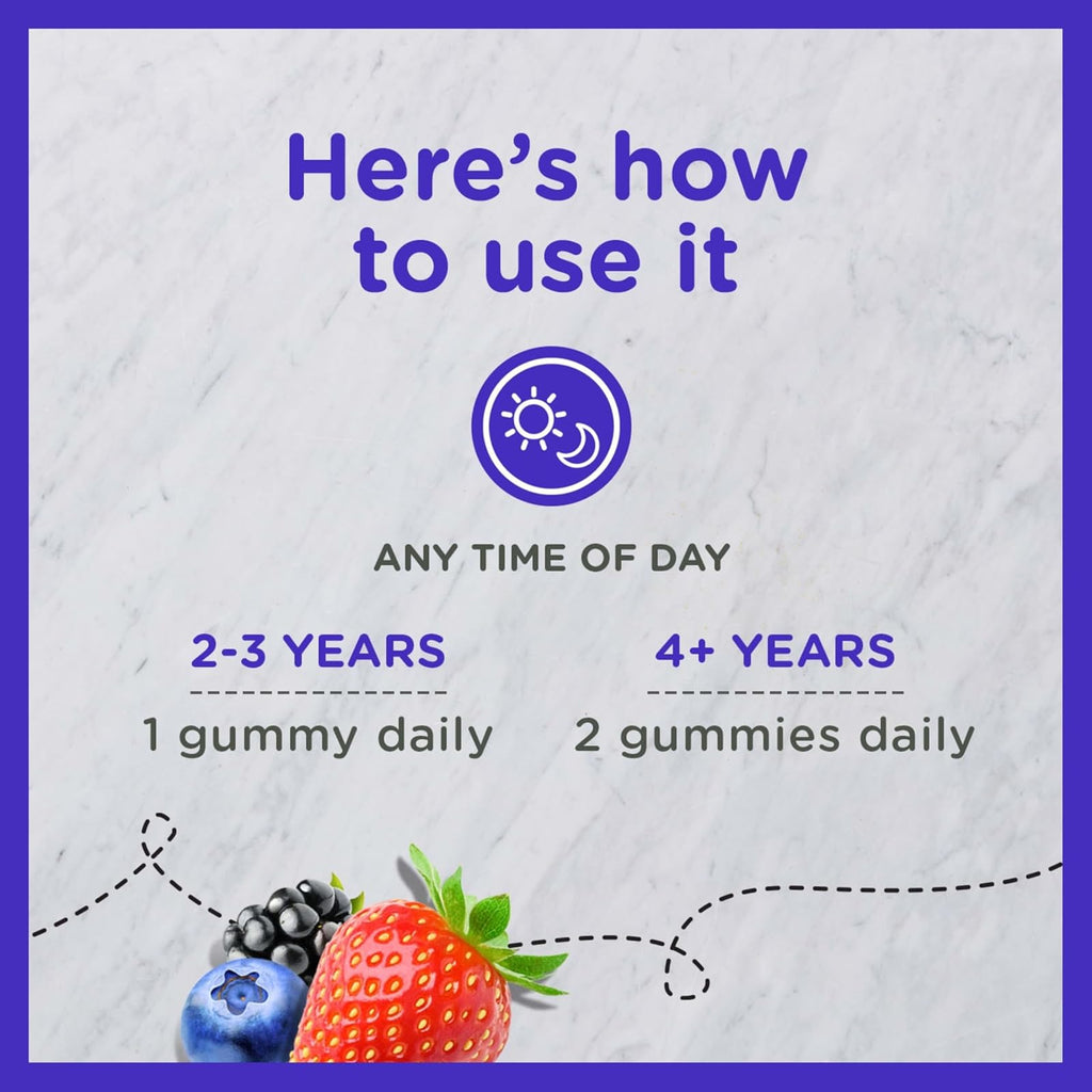 Zarbee's multivitamin for kids immune support