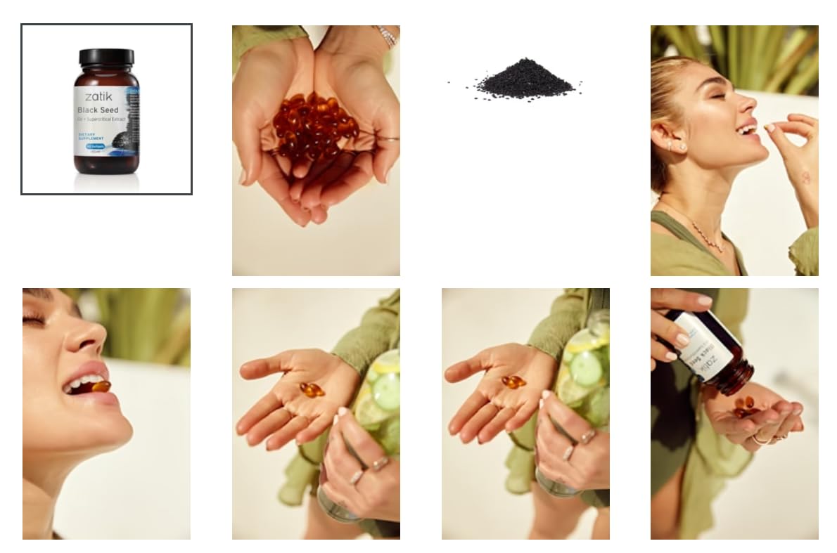 Zatik Naturals black seed oil capsules