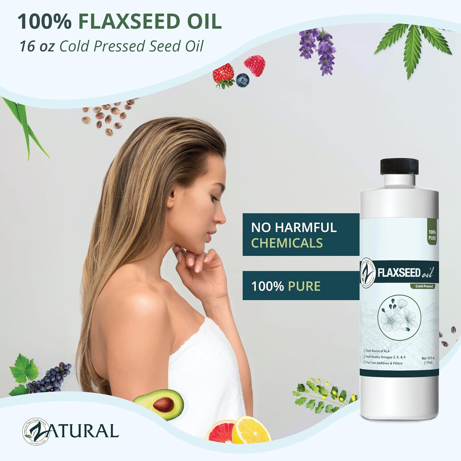 Zatural flaxseed oil health benefits